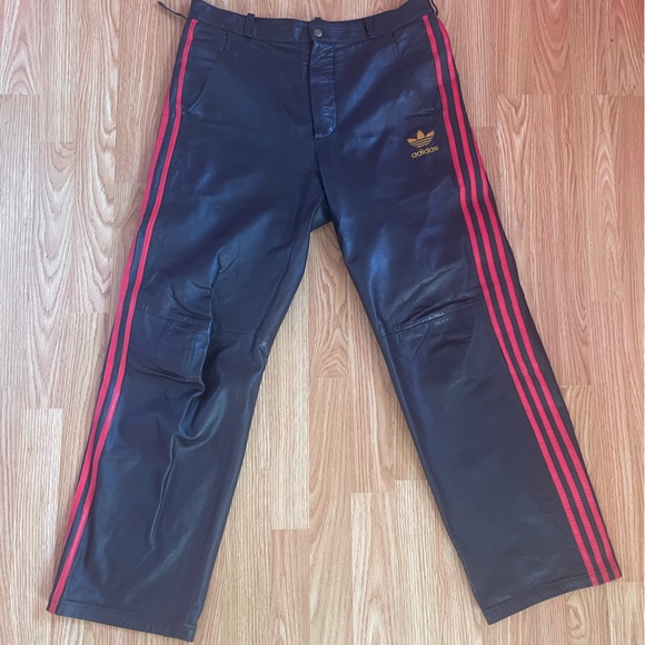 adidas | Jackets & Coats | Adidas A5 Leather Tracksuit | Poshmark